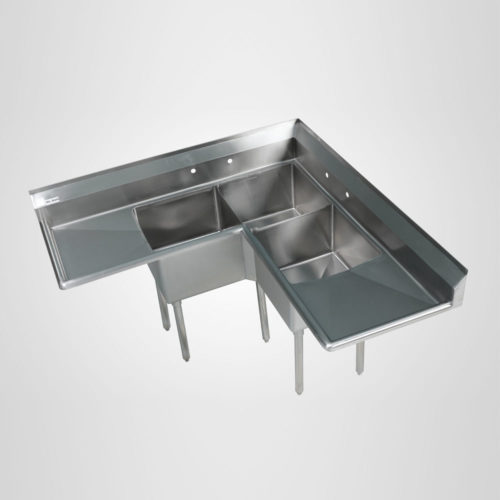 Stainless Steel Corner Sink | Commercial Sink | Ultimate Restaurant ...